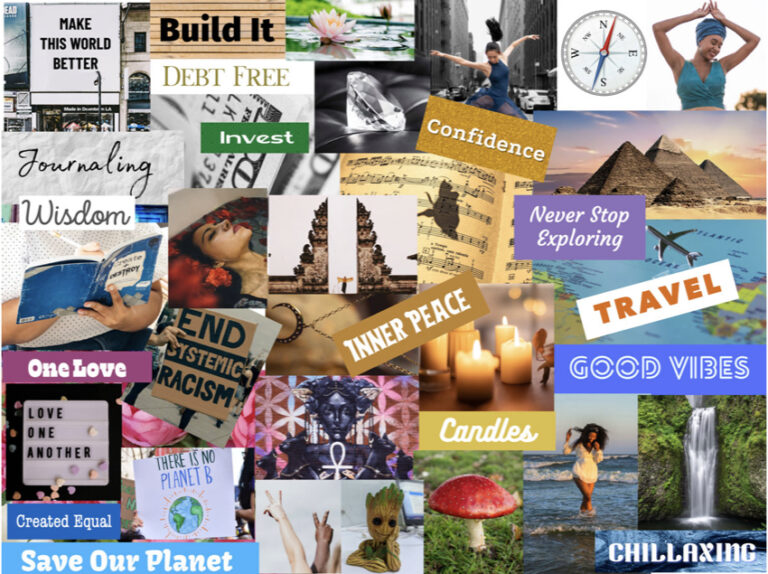 Digital Vision Board Examples - Miss Wells Studio | Vision Boards ...